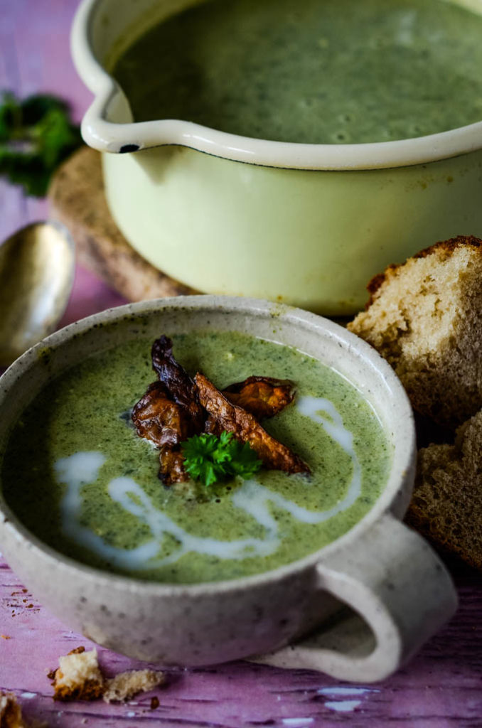 Super Easy Cream Of Nettle Soup - Larder Love