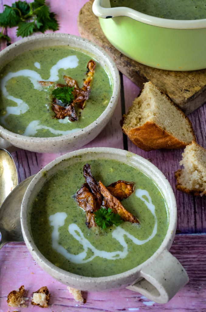 Super Easy Cream Of Nettle Soup - Larder Love