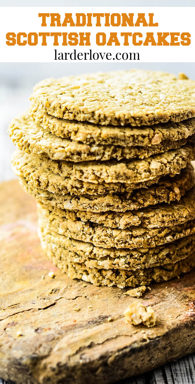 Super Easy Traditional Scottish Oatcakes - Larder Love