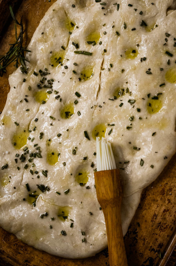 Super Easy Rosemary Focaccia Bread - Larder Love