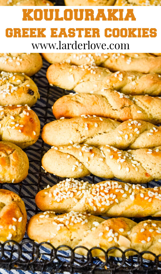 Koulourakia Traditional Greek Easter Butter Biscuits - Larder Love