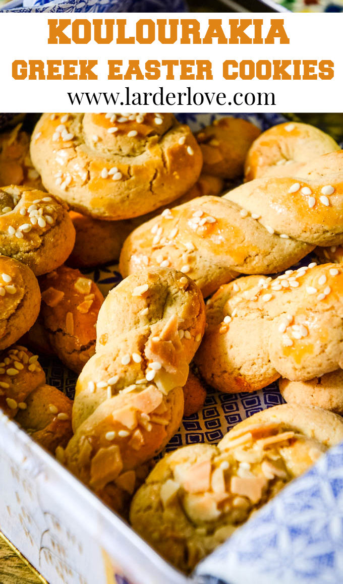 Koulourakia Traditional Greek Easter Butter Biscuits - Larder Love