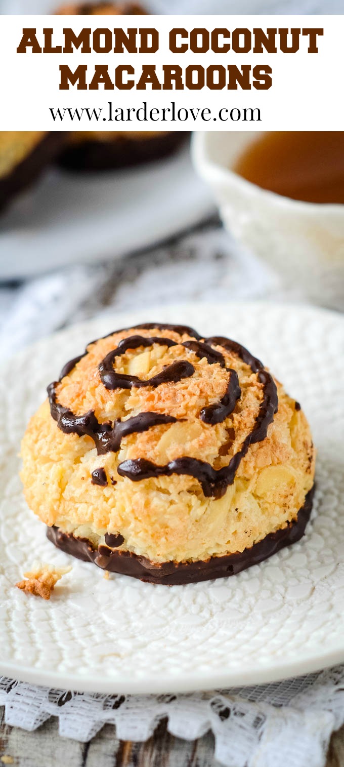 Easy Almond And Coconut Macaroons - Larder Love