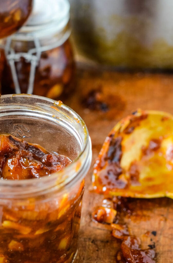 Easy Spiced Apricot Chutney With Almonds - Larder Love
