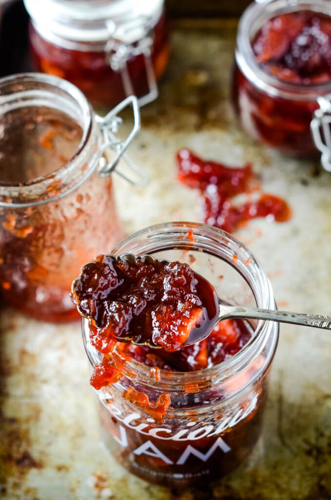 Spiced Plum And Apple Jam - Larder Love
