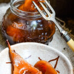 Sweet And Sour Spiced Pickled Pears Larder Love