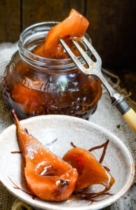 Sweet And Sour Spiced Pickled Pears - Larder Love