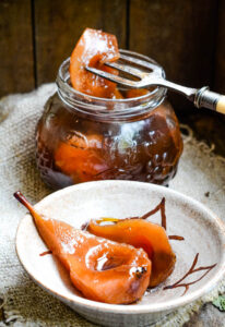 Sweet And Sour Spiced Pickled Pears - Larder Love
