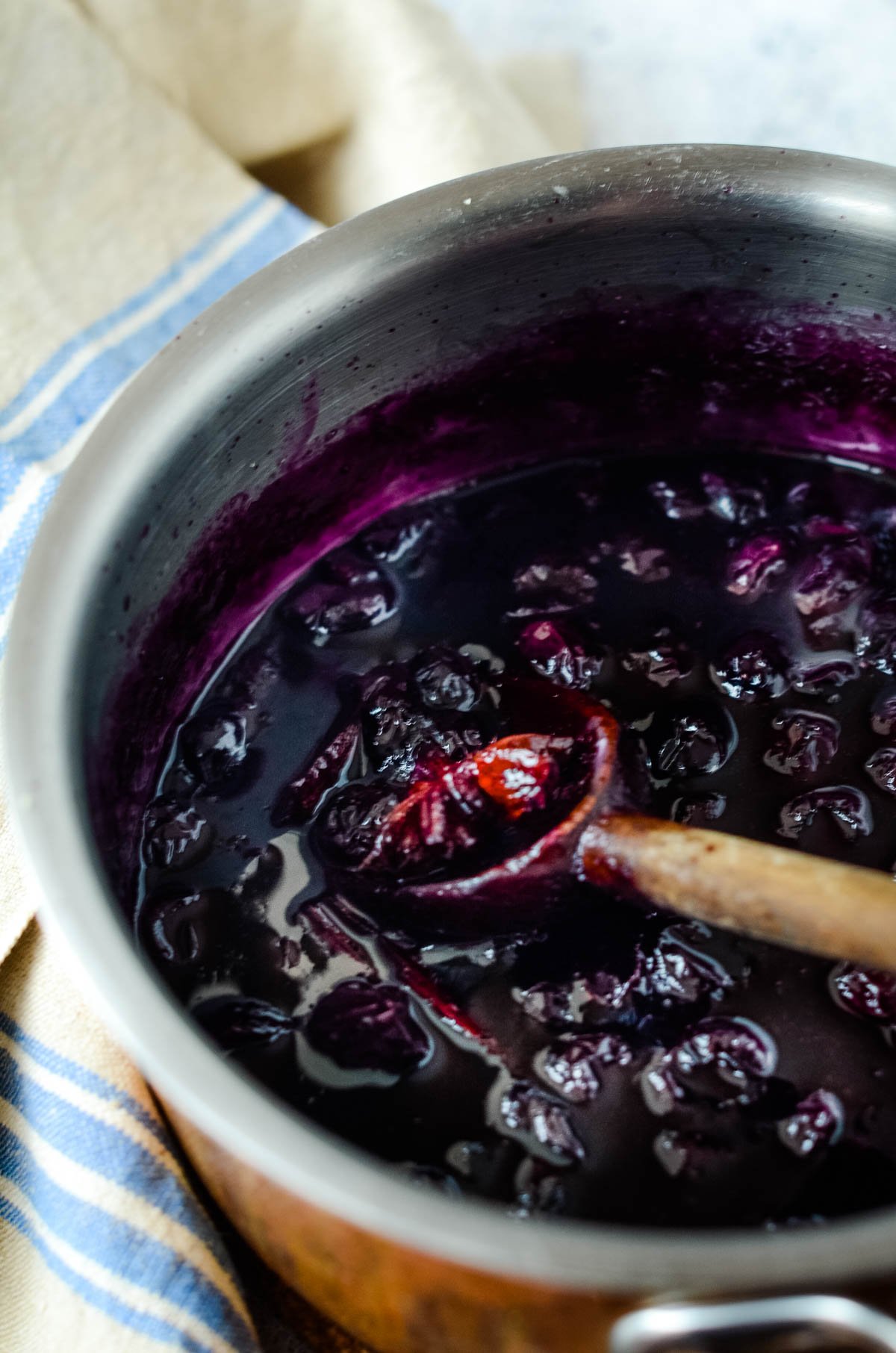 Spiced Blueberry And Whisky Pancake Syrup/Sauce - Larder Love