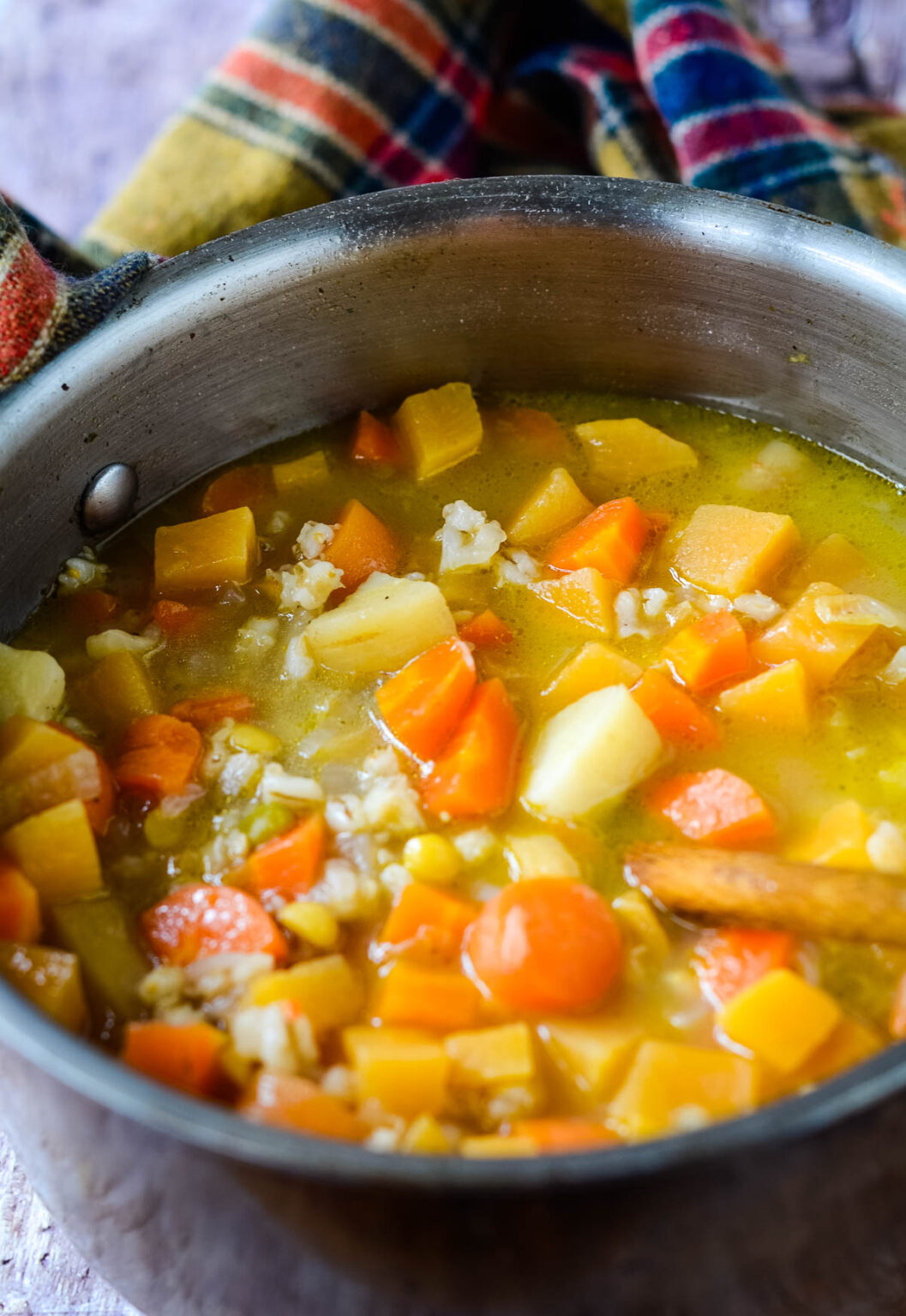 Easy Traditional Vegetarian Scotch Broth - Larder Love