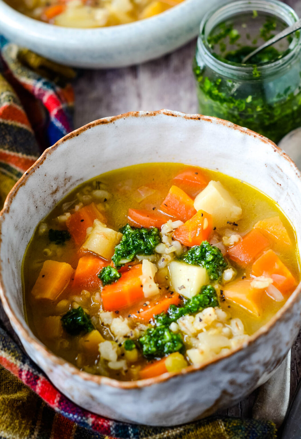 Easy Traditional Vegetarian Scotch Broth - Larder Love