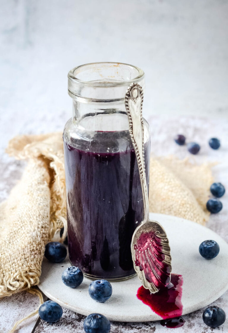 Spiced Blueberry And Whisky Pancake Syrup/Sauce - Larder Love