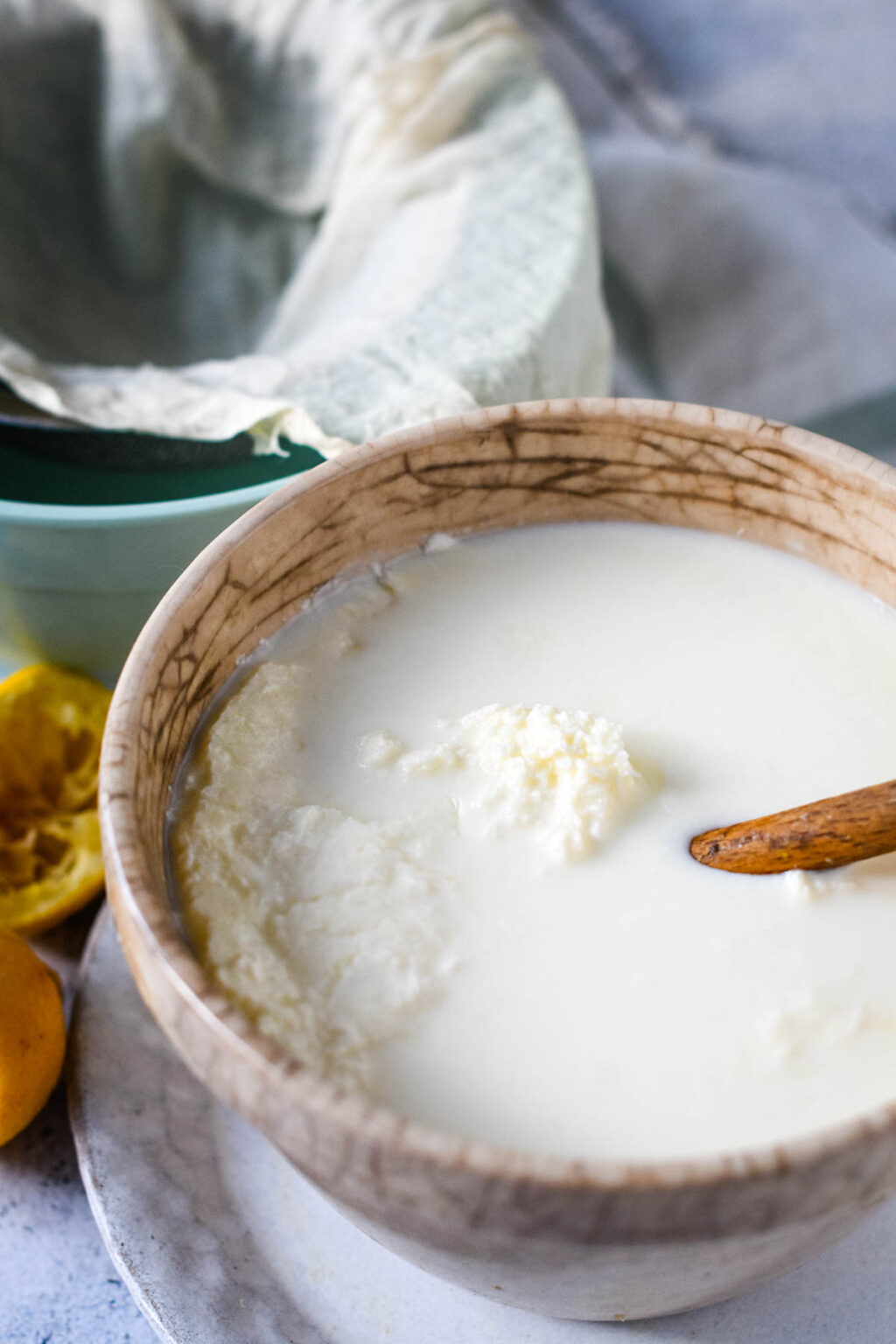 Homemade Fresh Ricotta Cheese (+Video!) - Larder Love