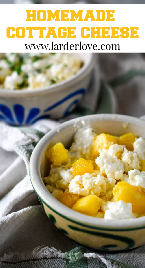Homemade Cottage Cheese Recipe - Larder Love