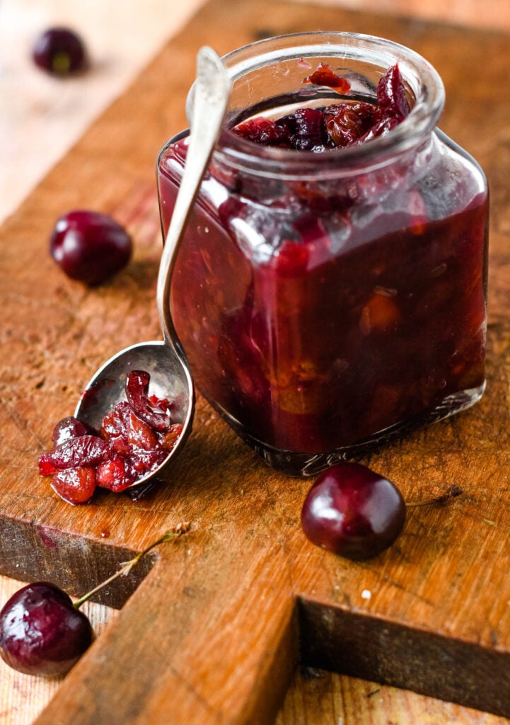 Easy Homemade Spicy Cherry Chutney (+Video!) - Larder Love