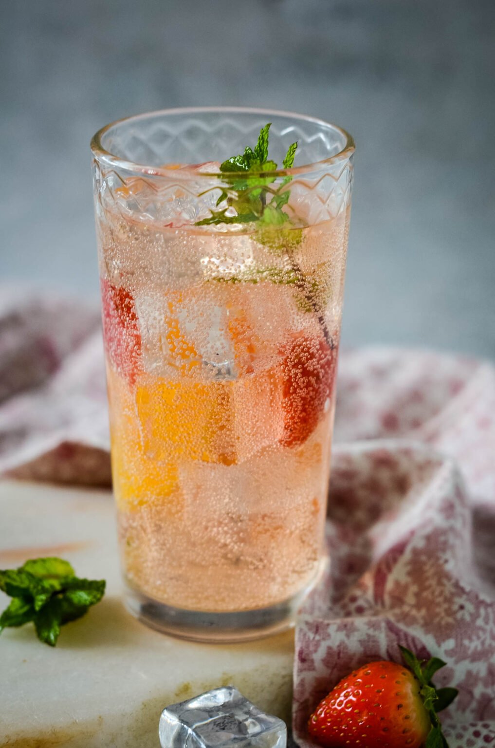 Pimms Style Strawberry And Mint Shrub/Cordial - Larder Love