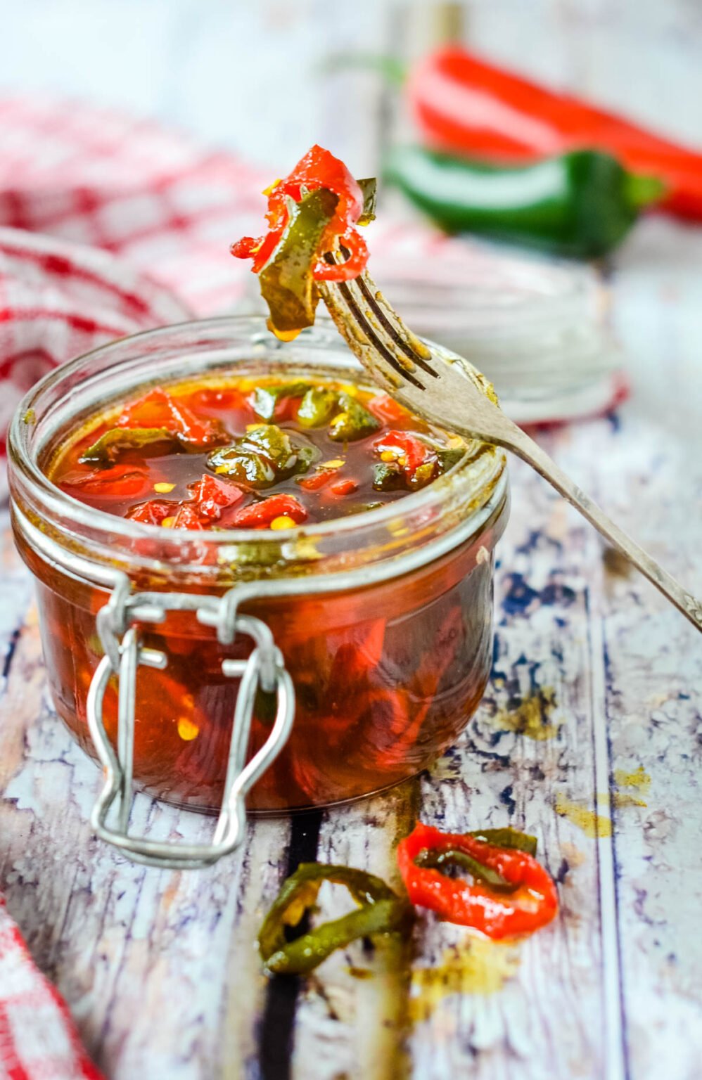 Candied Jalapenos Chilli Peppers (Cowboy Candy) - Larder Love
