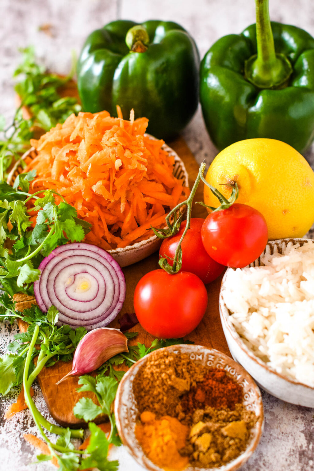 Vegetarian Curry Stuffed Peppers (+Video!) - Larder Love