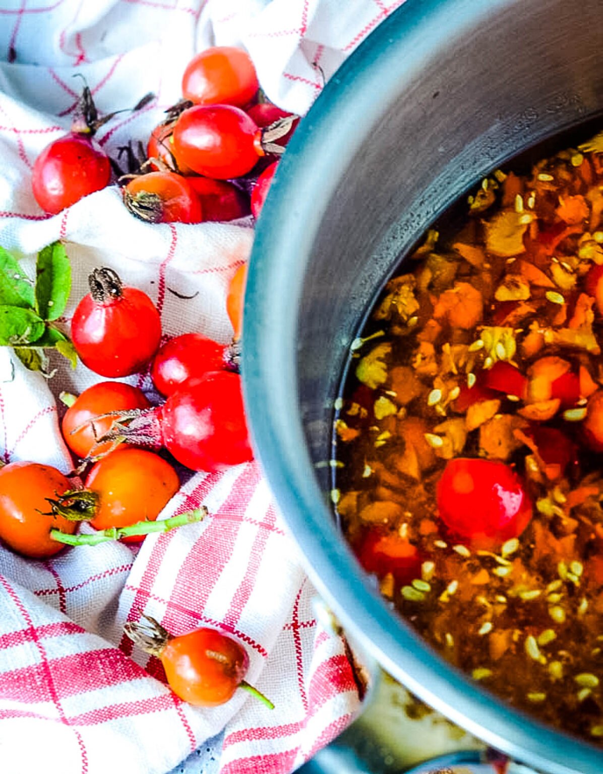 Homemade Rosehip Syrup Recipe - Larder Love