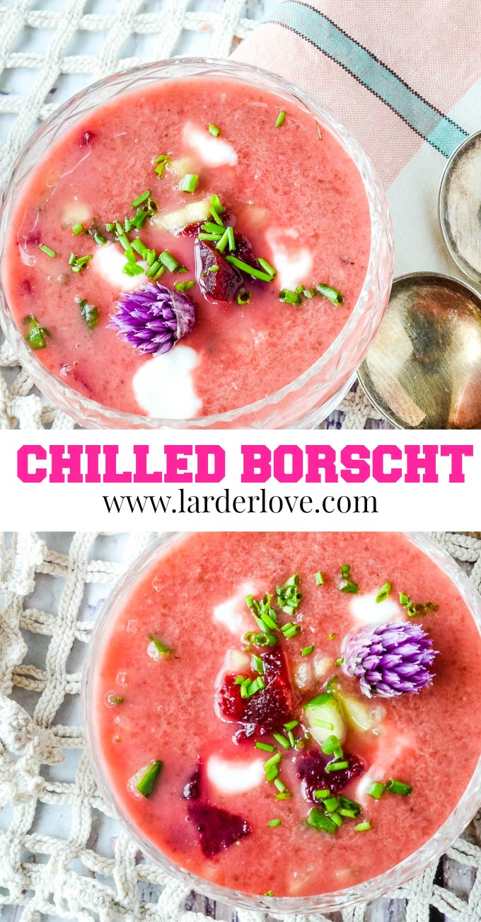 Chilled Summer Borscht Beetroot Soup - Larder Love