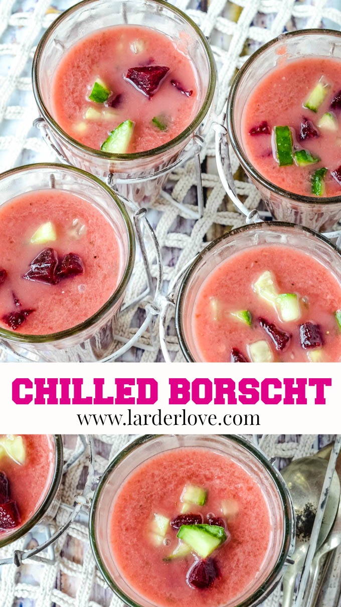 Chilled Summer Borscht Beetroot Soup - Larder Love