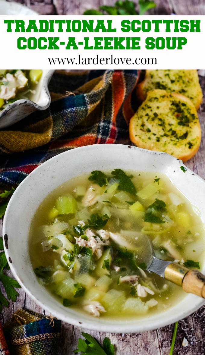 5 Ingredient Traditional Scottish Cock-a-Leekie Soup (+ Video ...