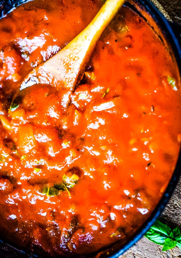 Pork And Chorizo Meatballs With Tomato Sauce - Larder Love