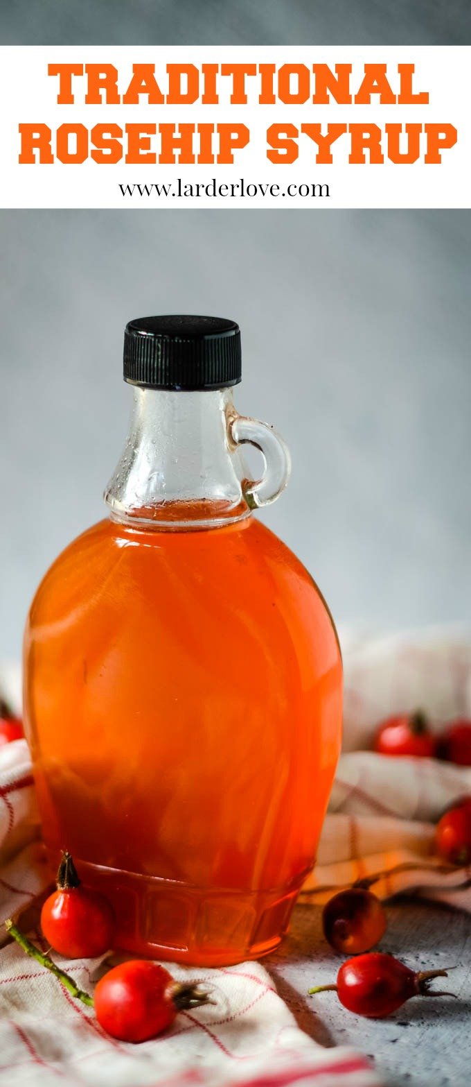 Homemade Rosehip Syrup Recipe - Larder Love