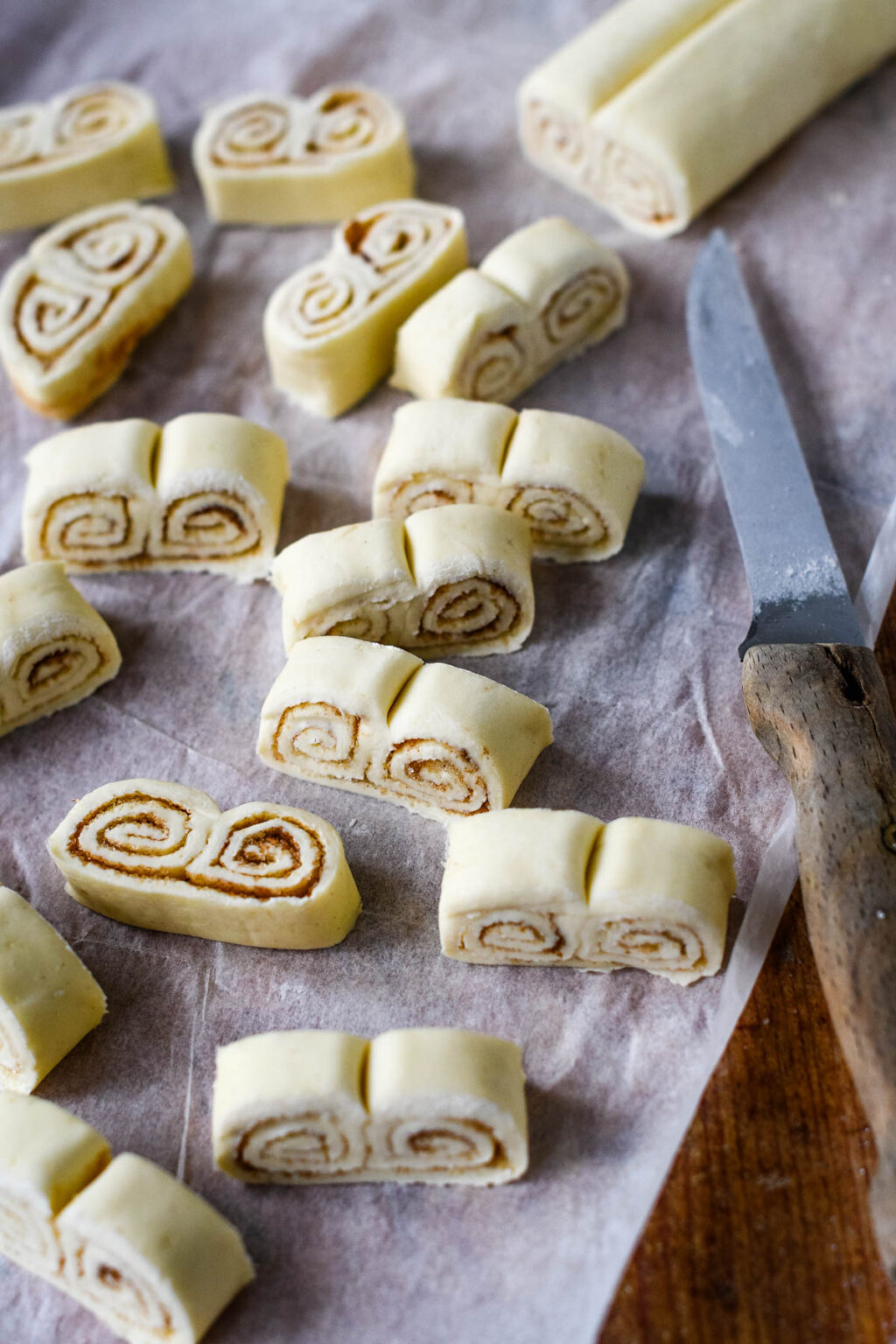 Easy Christmas Cinnamon Palmiers Cookies - Larder Love