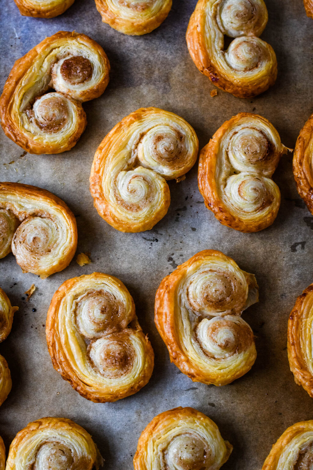 Easy Christmas Cinnamon Palmiers Cookies - Larder Love