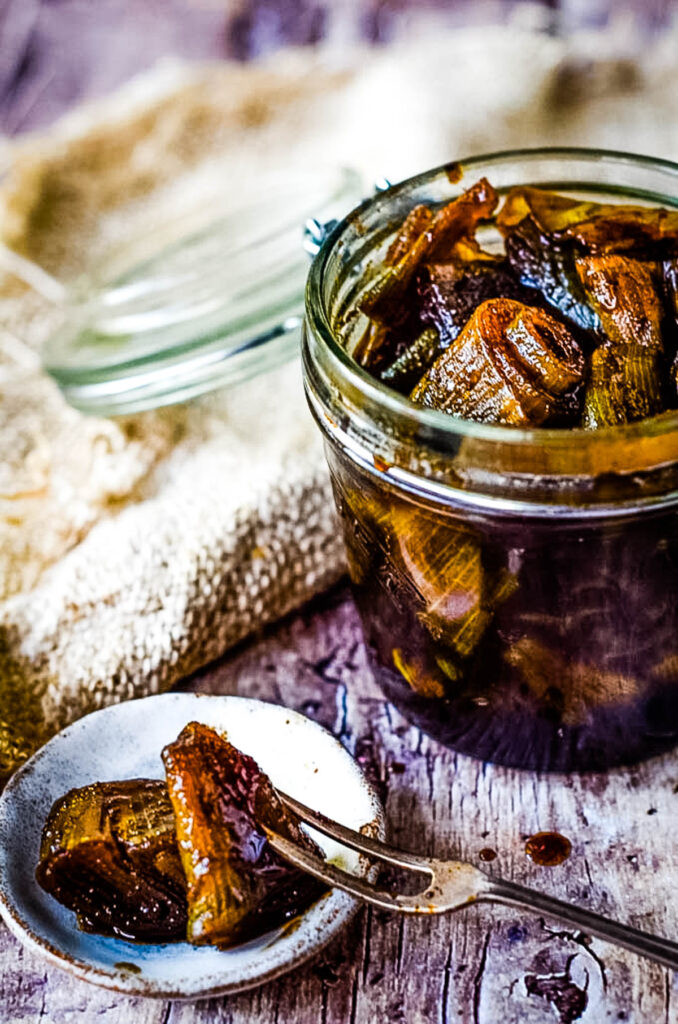 Spiced Balsamic Pickled Shallots - Larder Love