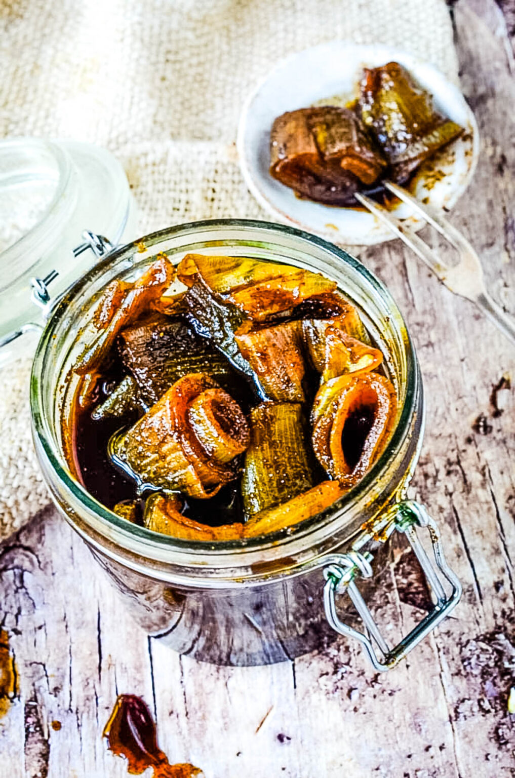 Spiced Balsamic Pickled Shallots - Larder Love