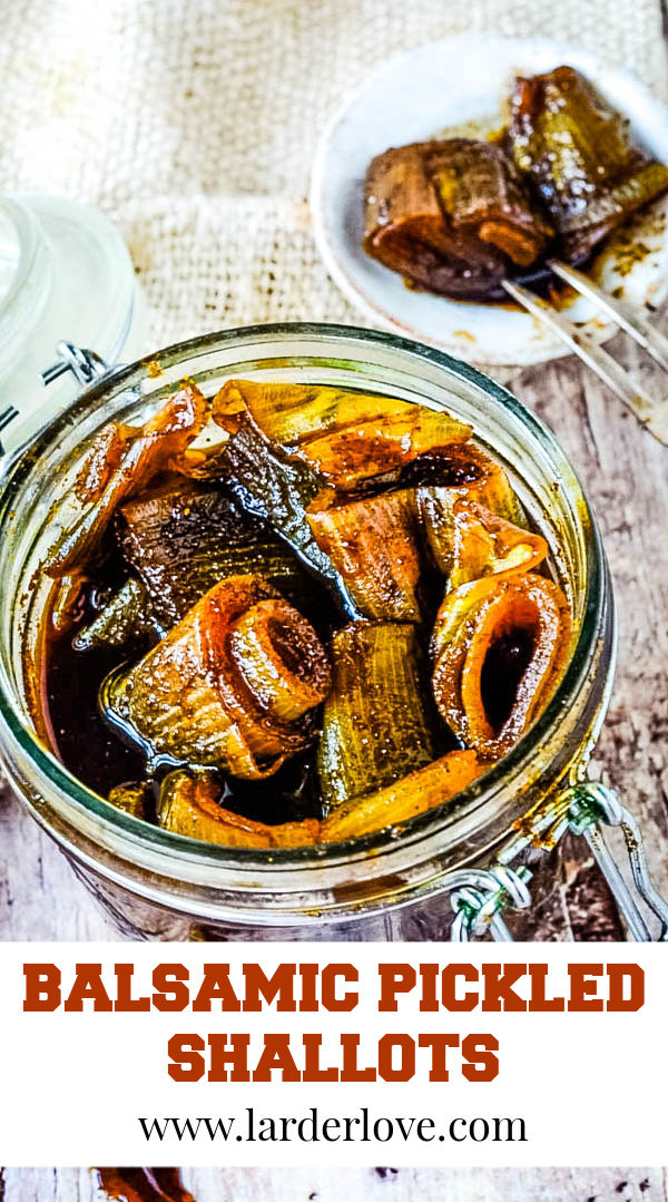 Spiced Balsamic Pickled Shallots - Larder Love