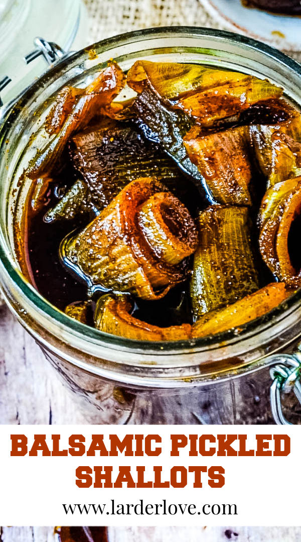 Spiced Balsamic Pickled Shallots - Larder Love