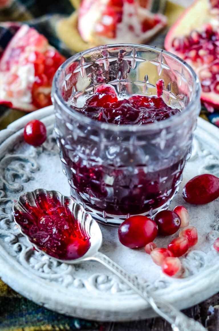 3 Ingredient Cranberry And Pomegranate Jam - Larder Love