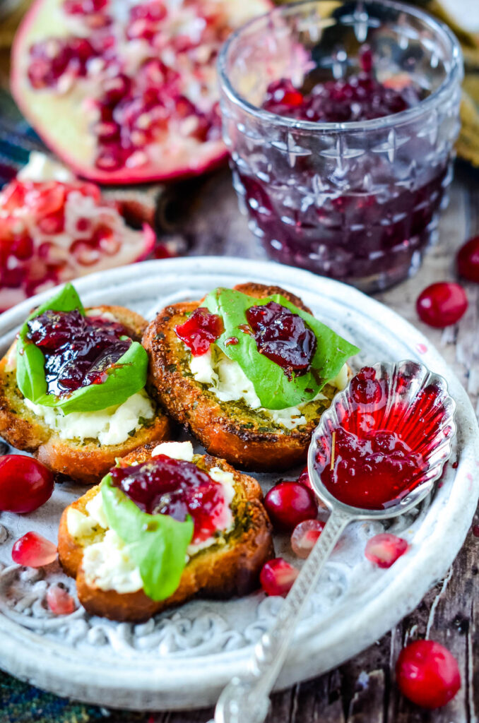 3 Ingredient Cranberry And Pomegranate Jam - Larder Love