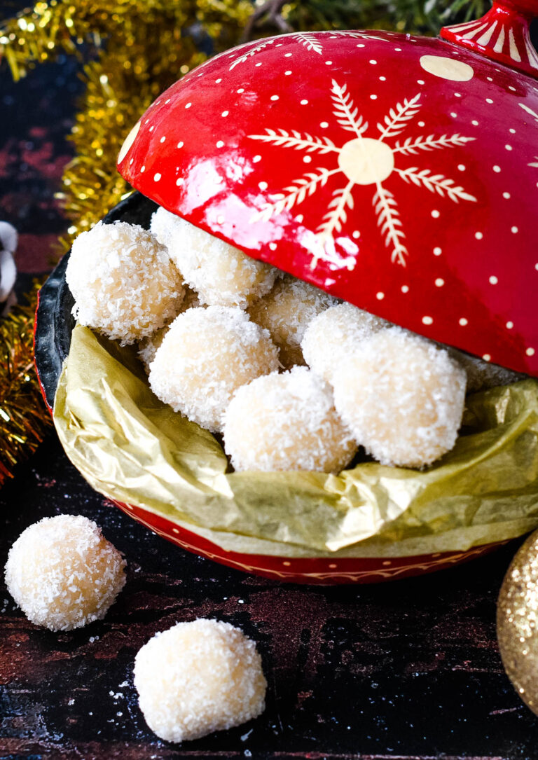 Coconut And Almond Snowballs With Rum - Larder Love