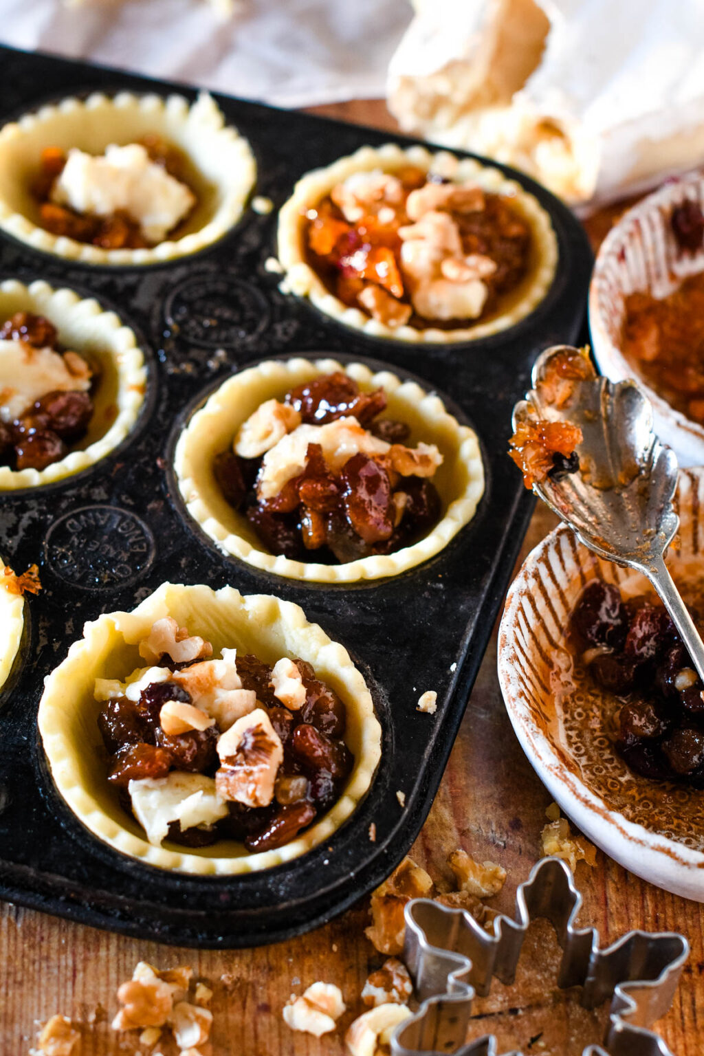 Mince Pies With Brie And Walnuts - Larder Love
