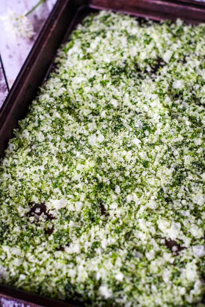 The Best Wild Garlic Salt - Larder Love