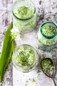 The Best Wild Garlic Salt - Larder Love