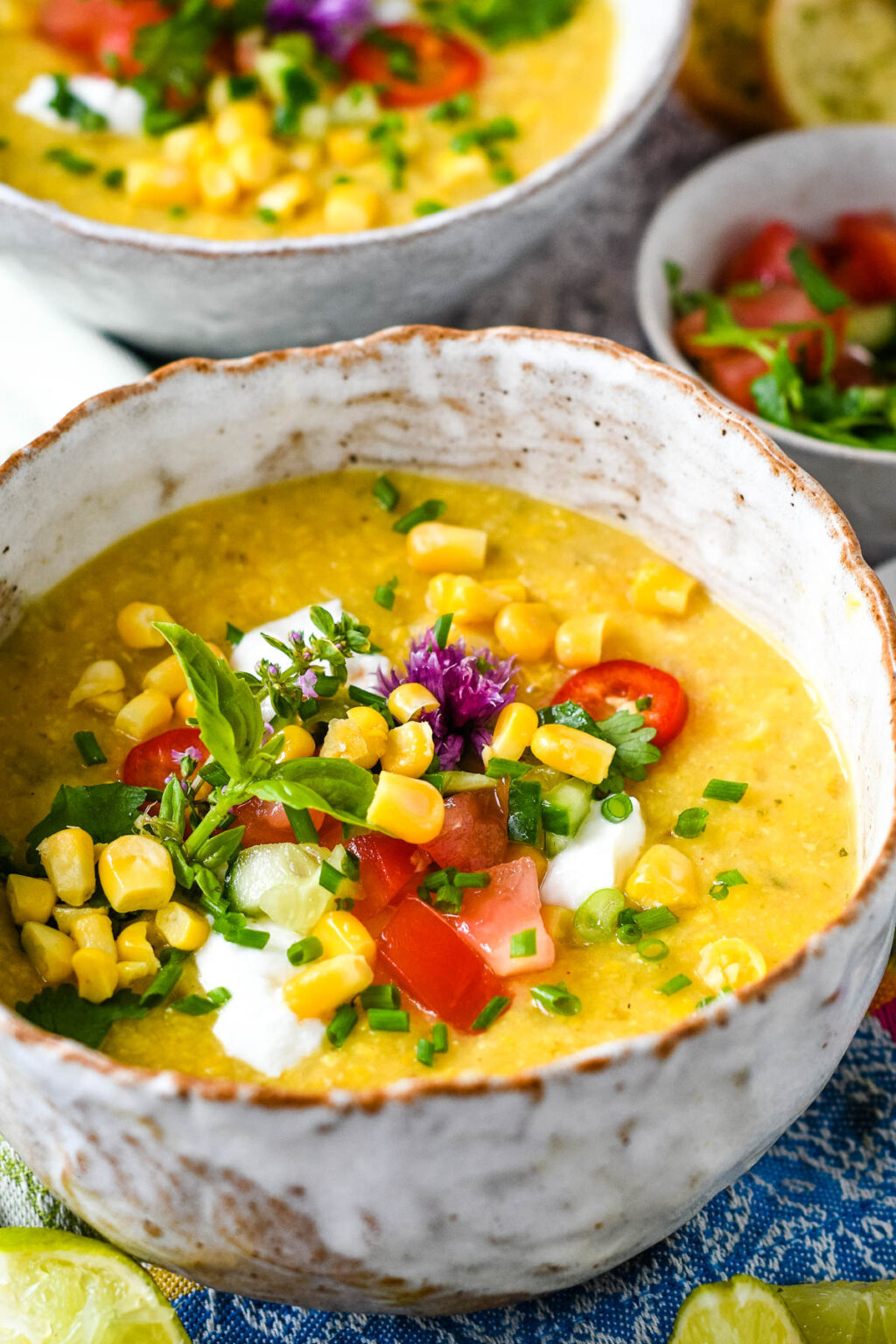Super Easy Homemade Sweet Corn Soup - Larder Love