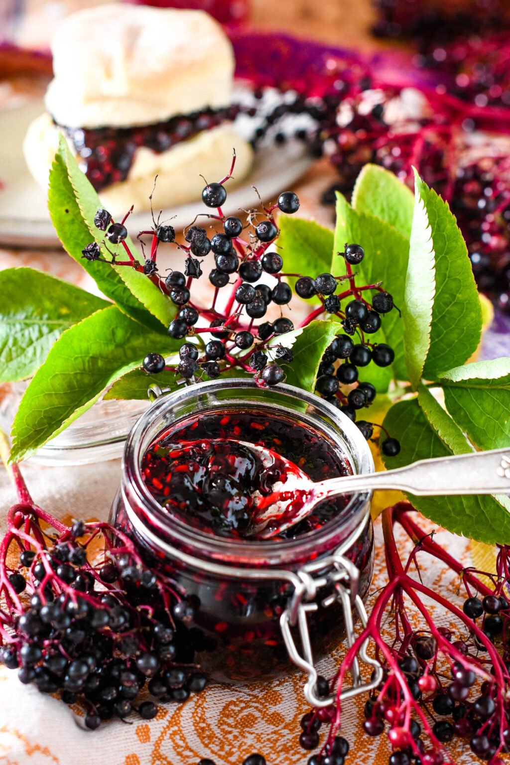 Easy Homemade Elderberry Jam - 3 Ingredients And No Pectin - Larder Love