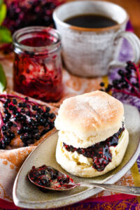 Easy Homemade Elderberry Jam - 3 Ingredients And No Pectin - Larder Love