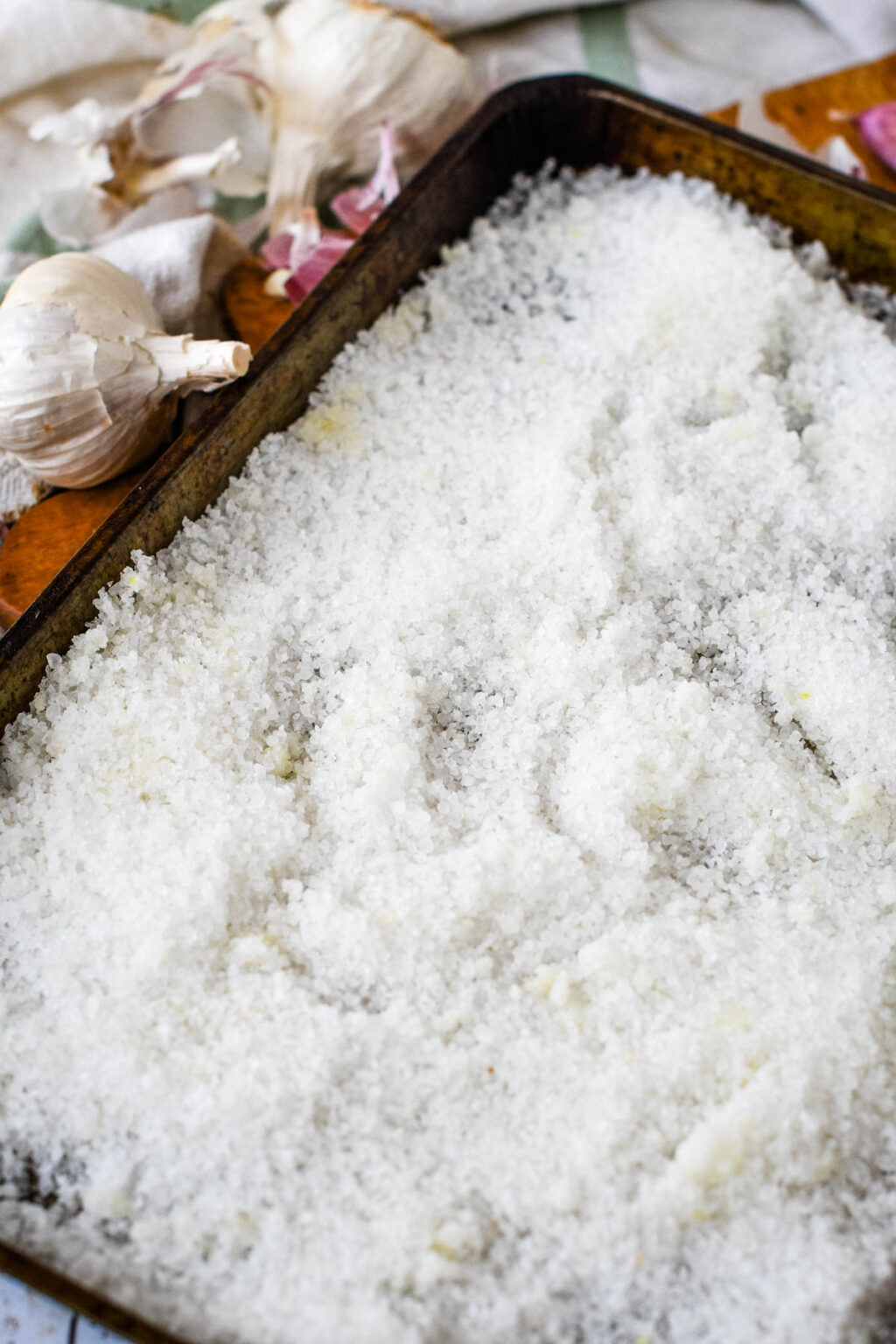 Homemade Roasted Garlic Salt - Larder Love