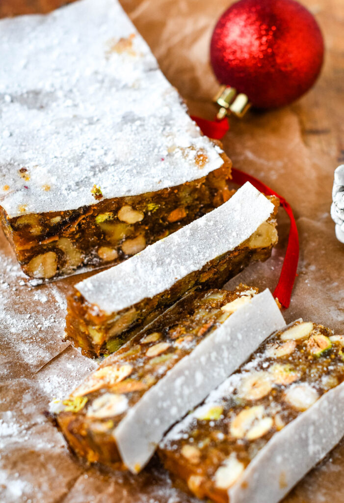 Easy No-Bake Panforte (Italian Christmas Cake) - Larder Love