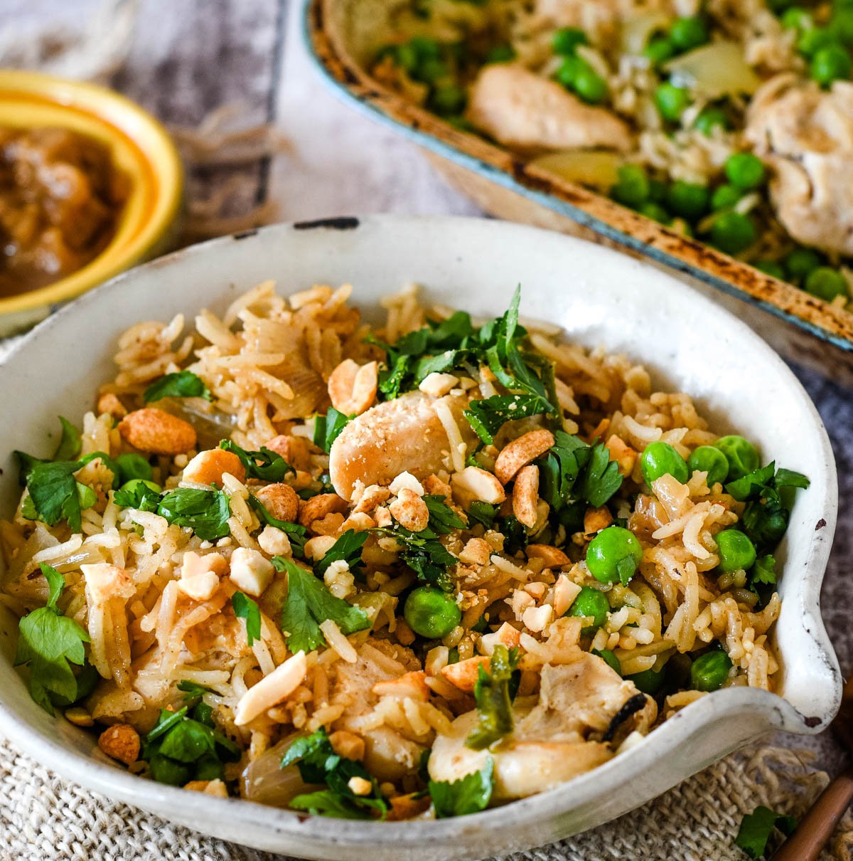 Quick And Easy Chicken Biryani Traybake - Larder Love