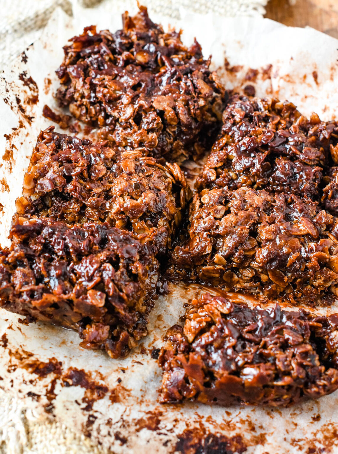 Easy Double Chocolate Flapjacks - Larder Love