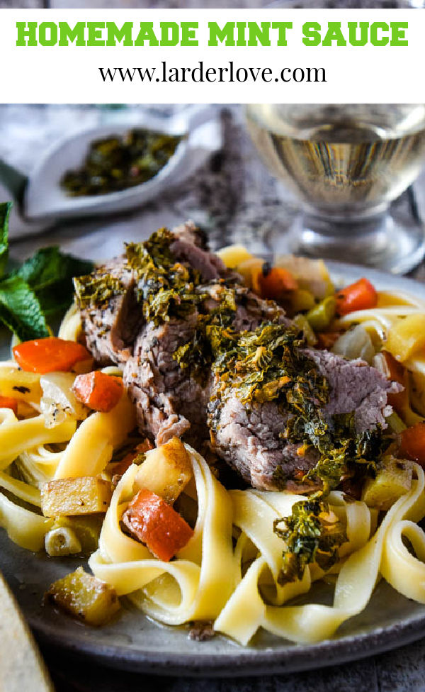 Easy Homemade Mint Sauce - Larder Love