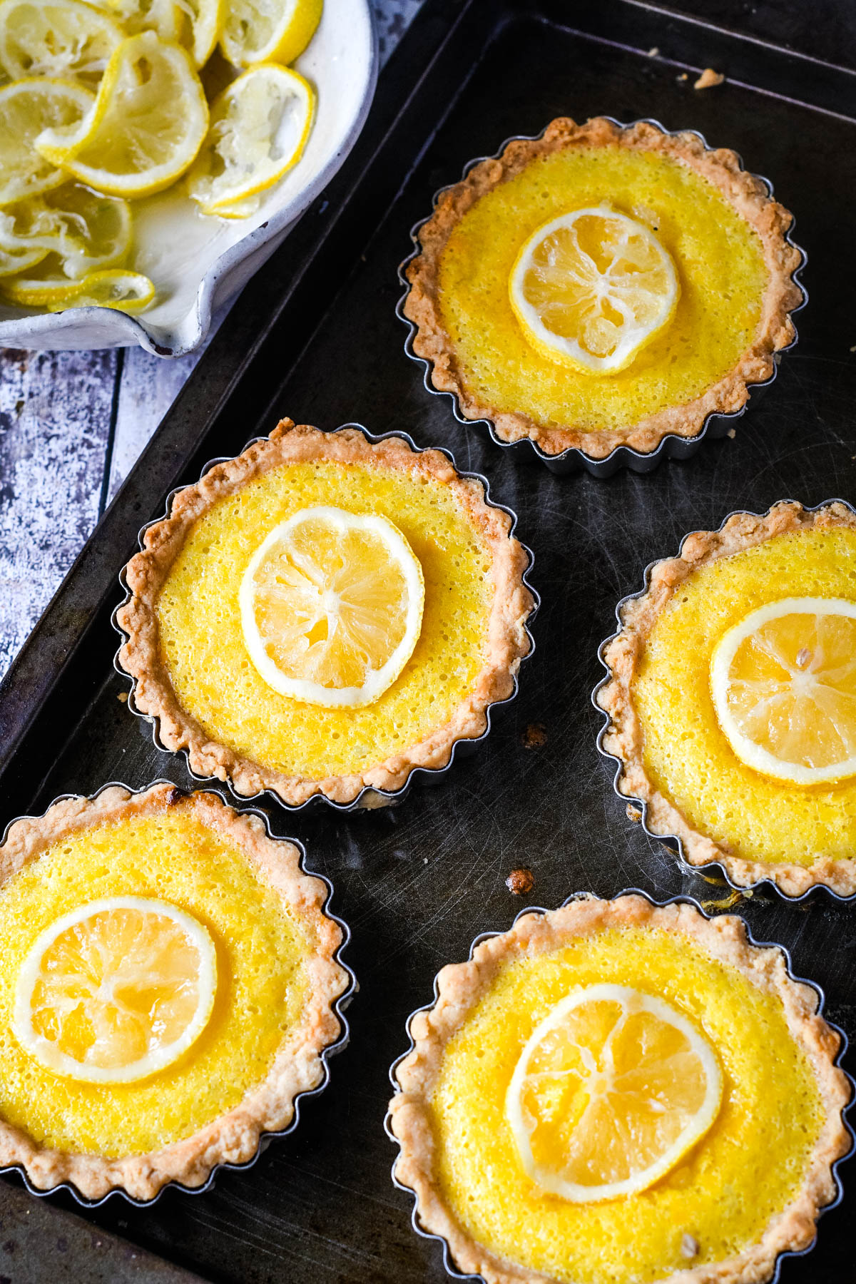 Easy Lemon Tarts (Tarte au citron) - Larder Love