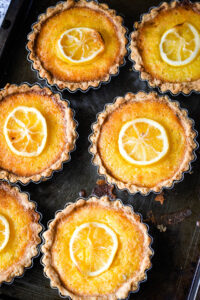Easy Lemon Tarts (Tarte au citron) - Larder Love